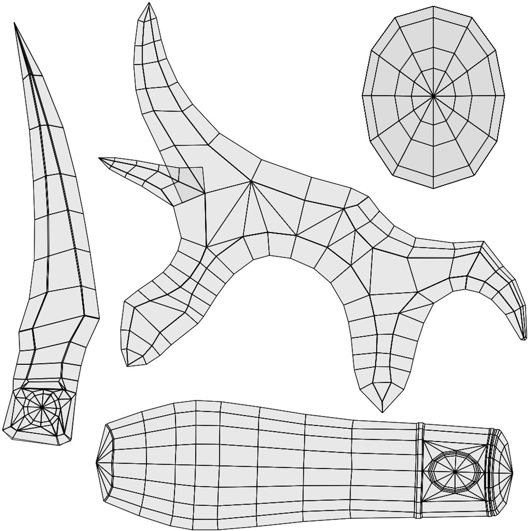 Dagger1 3D Model - TurboSquid 2423325