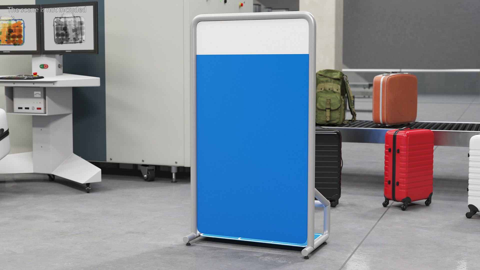 3D Airport Luggage Check Unit New - TurboSquid 2097556