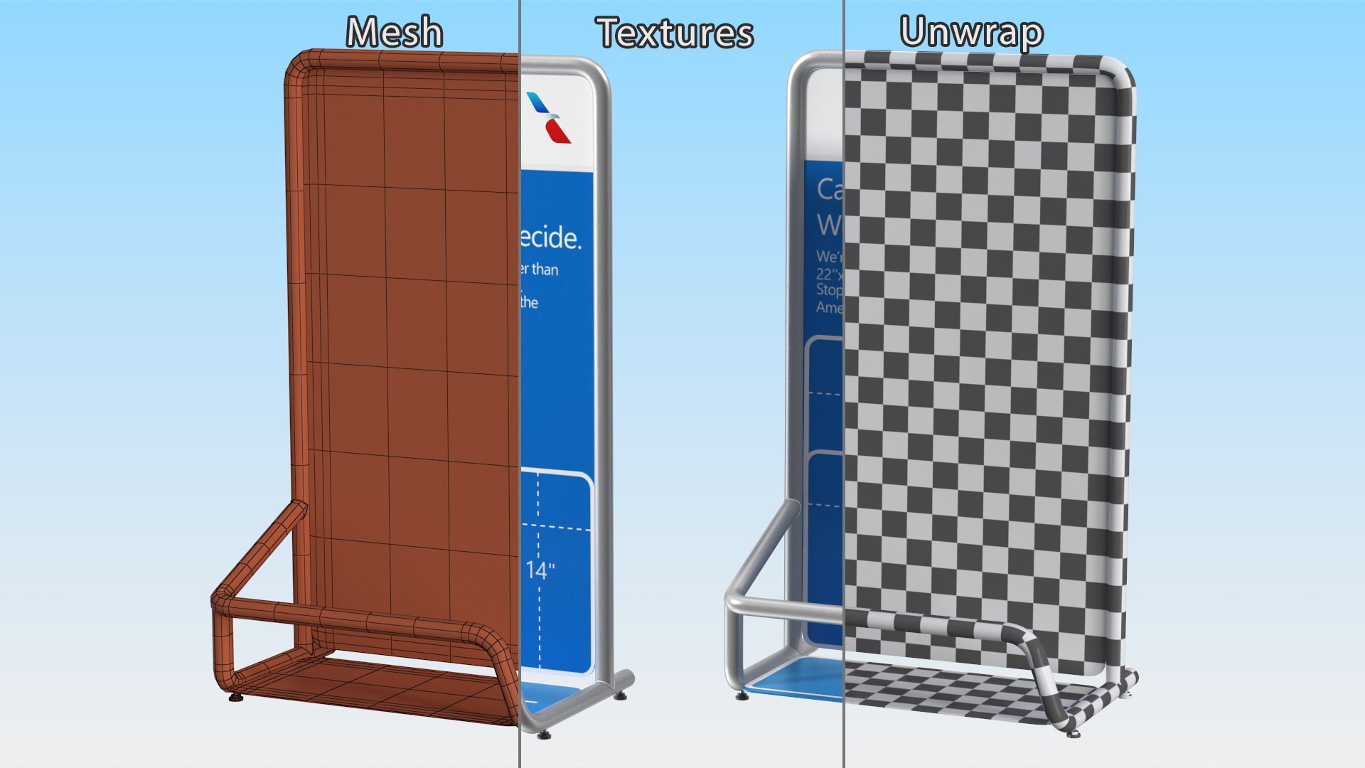 3D Airport Luggage Check Unit New - TurboSquid 2097556