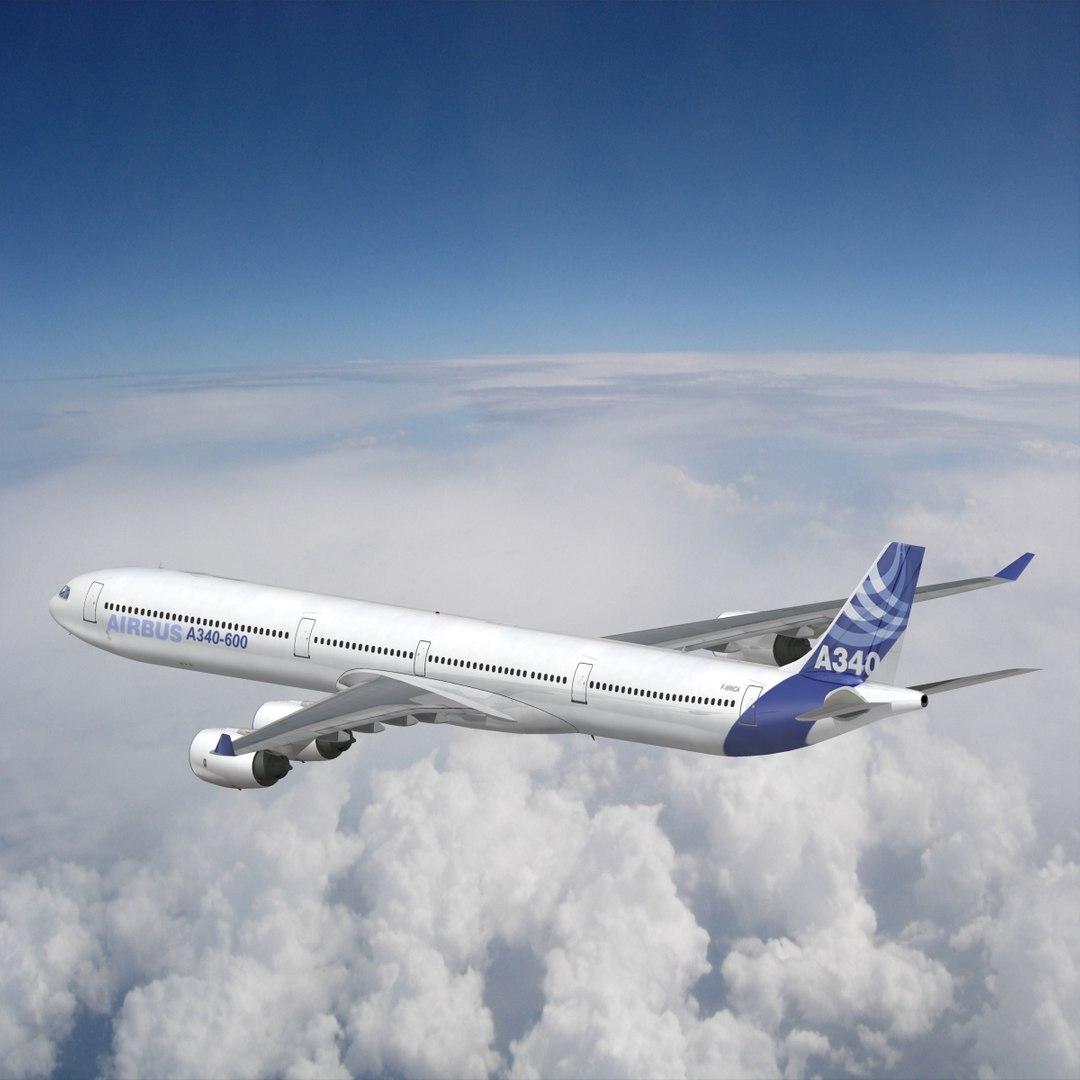 3dsmax Airbus A340-600