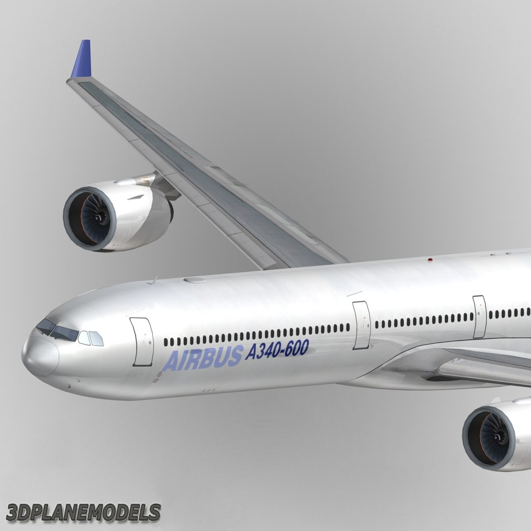 3dsmax Airbus A340-600