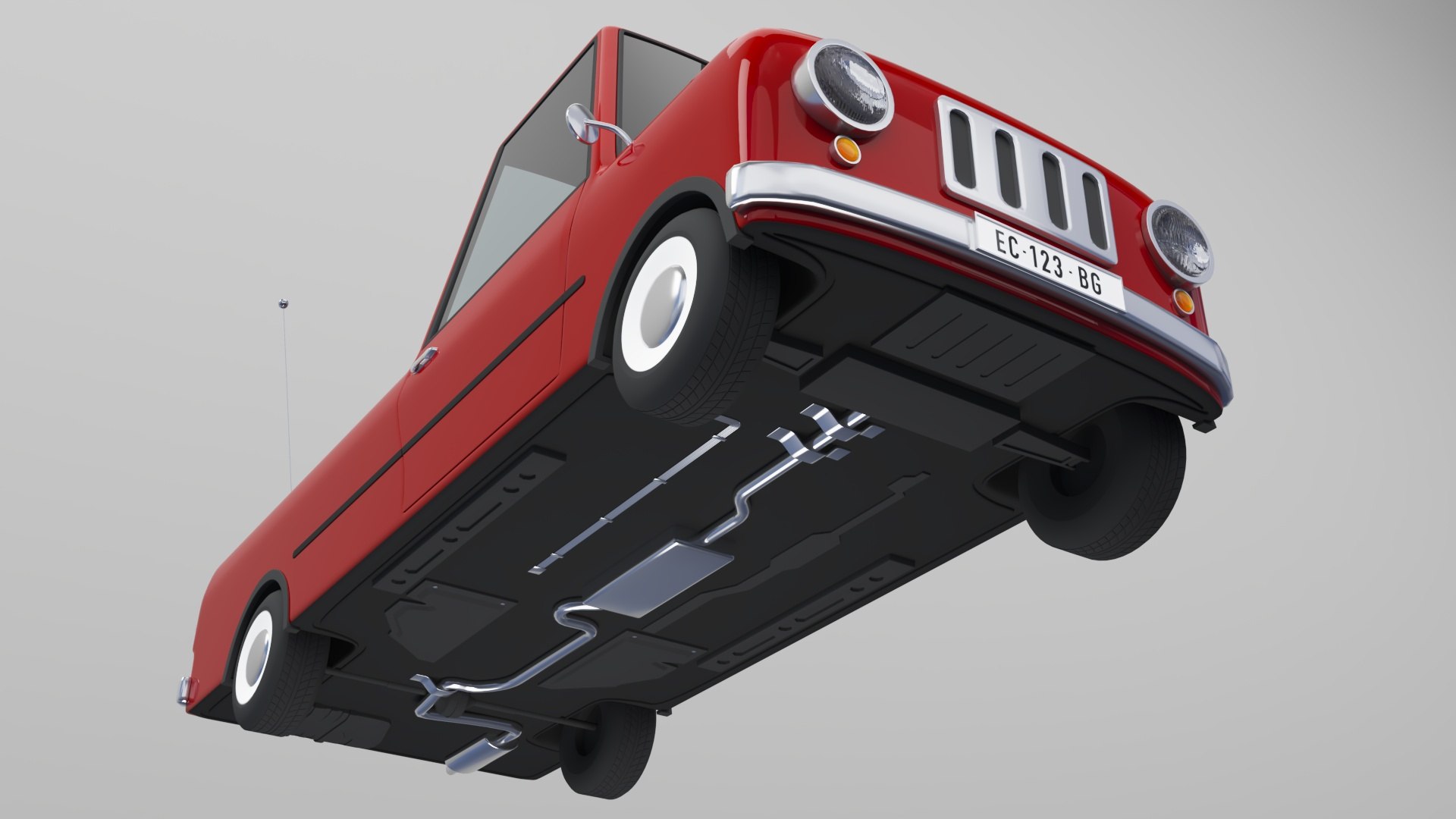3D Cartoon-style 3D Pick-Up Truck Model - Add A Touch Of Fun To Your ...