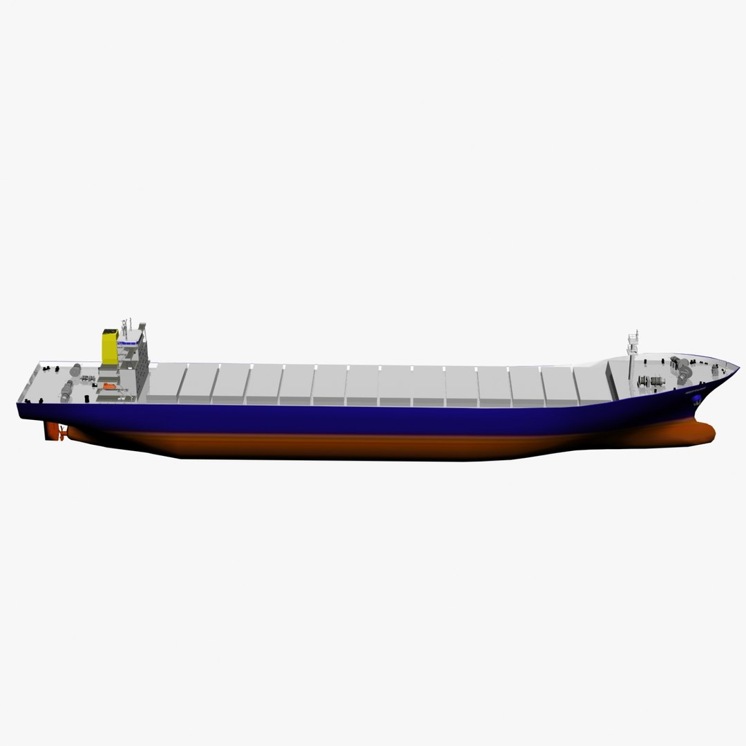 Bulk Carrier Ship 3d Model