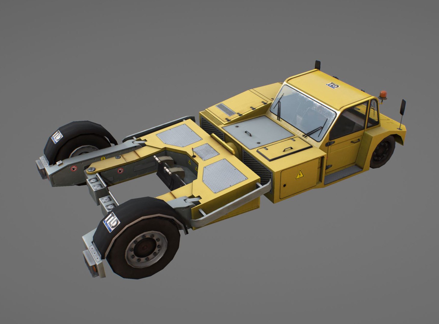 3D Towbarless Aircraft Tractors Tpx-200-s Model - TurboSquid 1513654