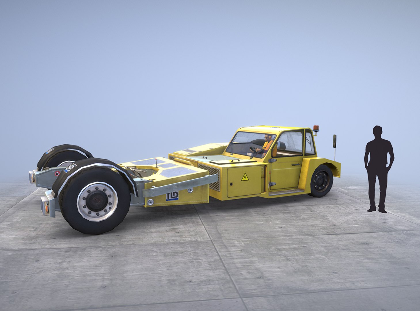 3D Towbarless Aircraft Tractors Tpx-200-s Model - TurboSquid 1513654