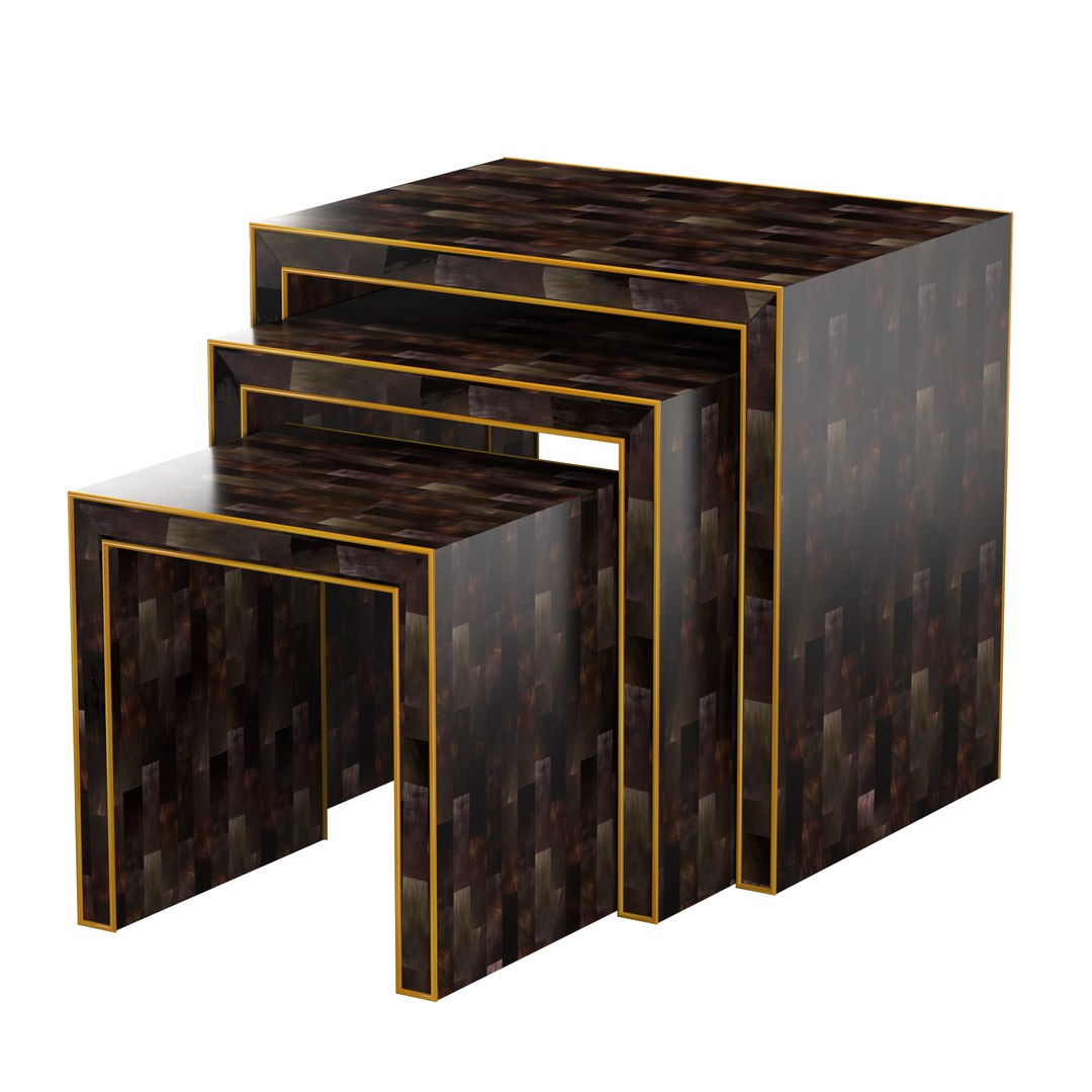 Nesting Tables 3D Model - TurboSquid 2260695