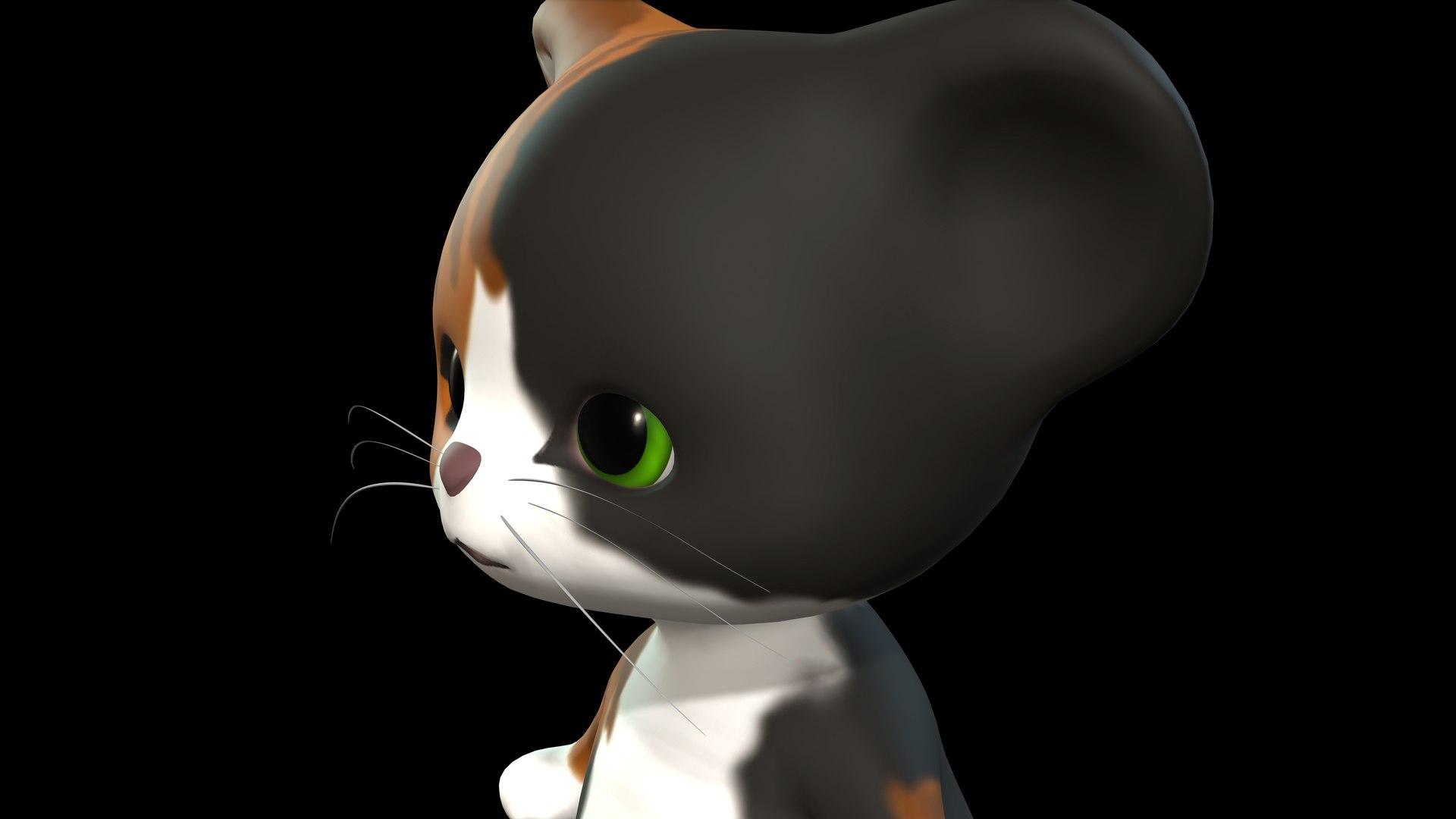 3D model CARTOON CAT ANIMATED - TurboSquid 2102759
