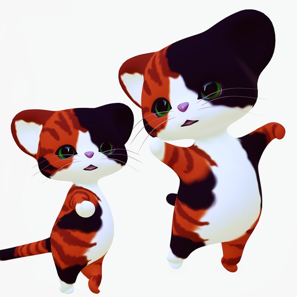 modelo 3d CARTOON CAT ANIMATED - TurboSquid 2102759