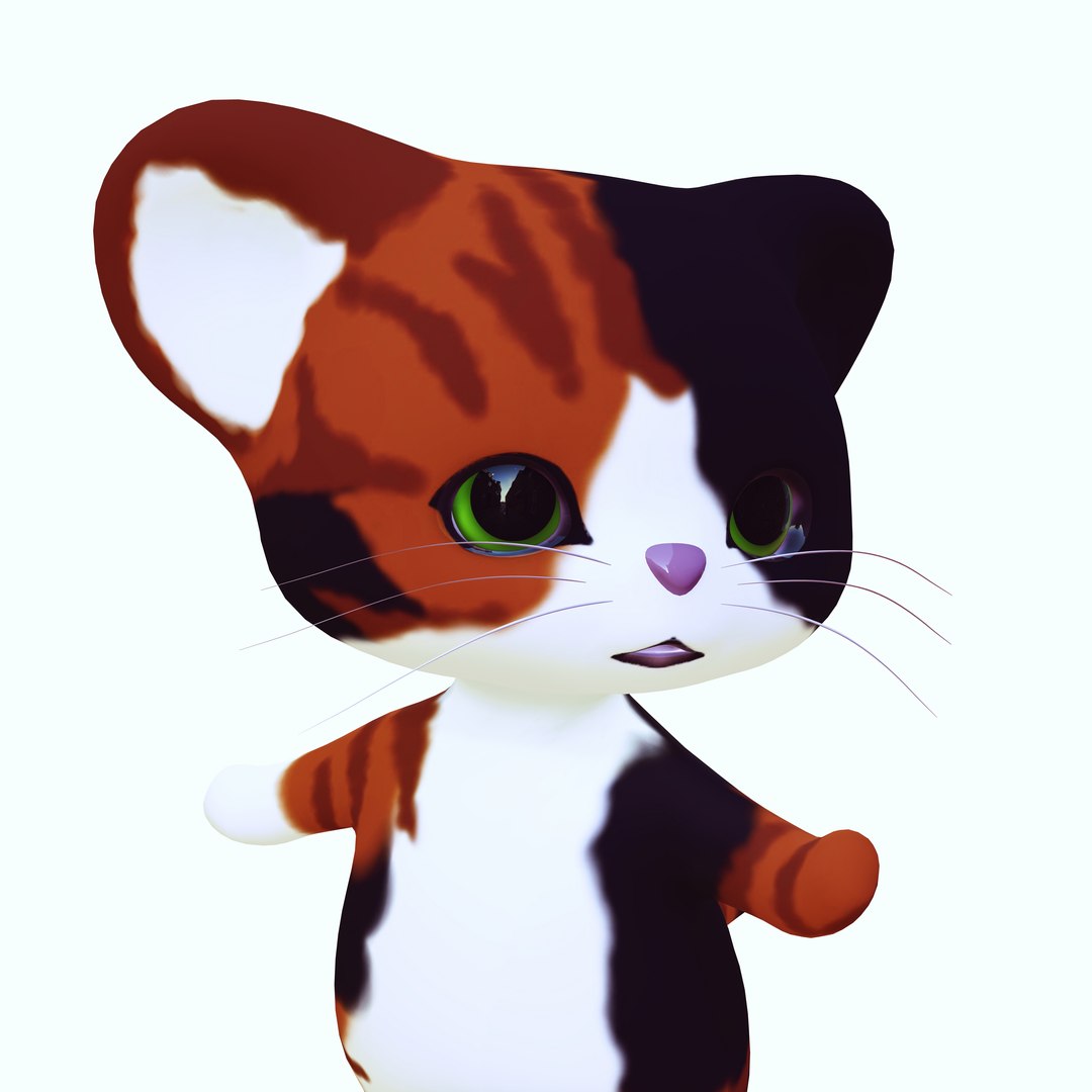 3D model CARTOON CAT ANIMATED - TurboSquid 2102759