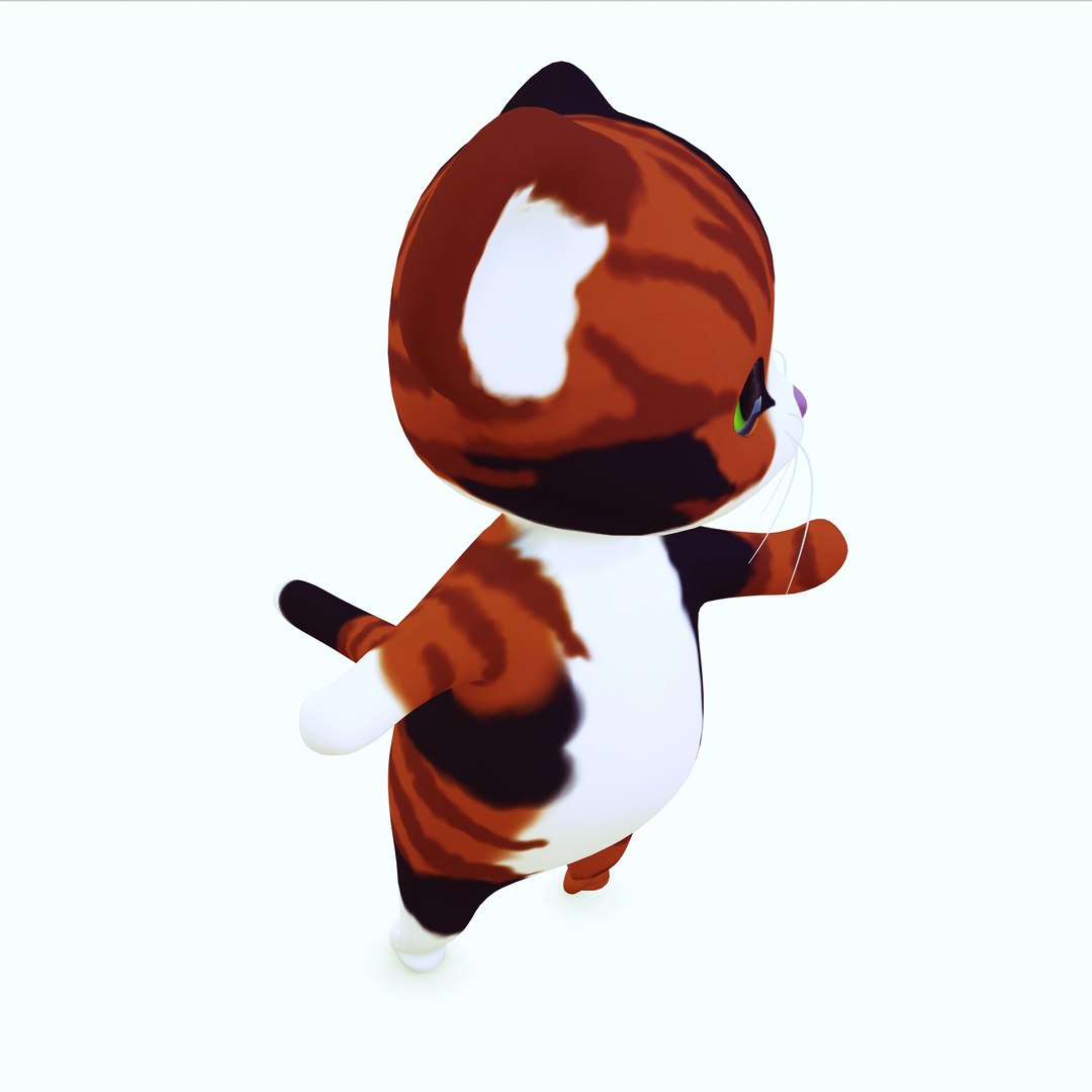 3D model CARTOON CAT ANIMATED - TurboSquid 2102759