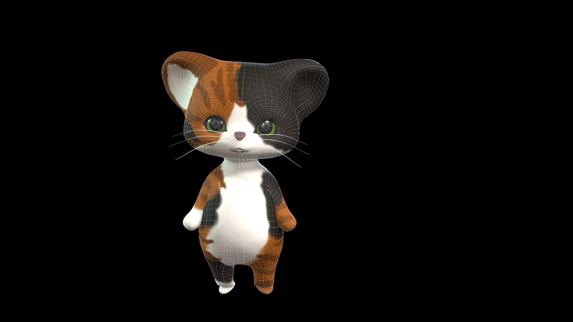 3D model CARTOON CAT ANIMATED - TurboSquid 2102759