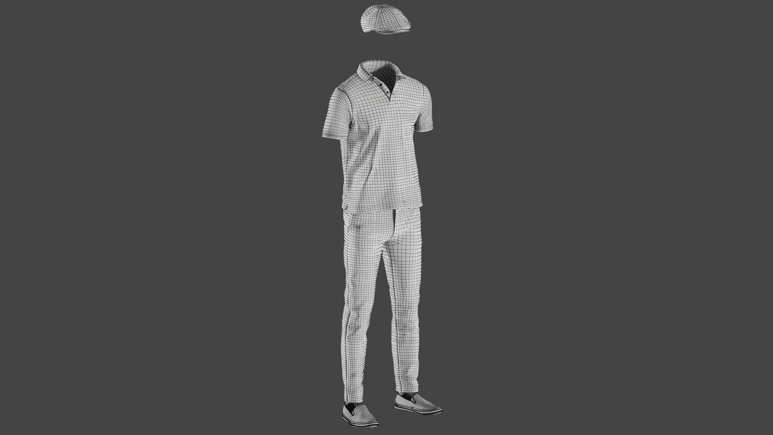 3D realistic men s polo - TurboSquid 1590114