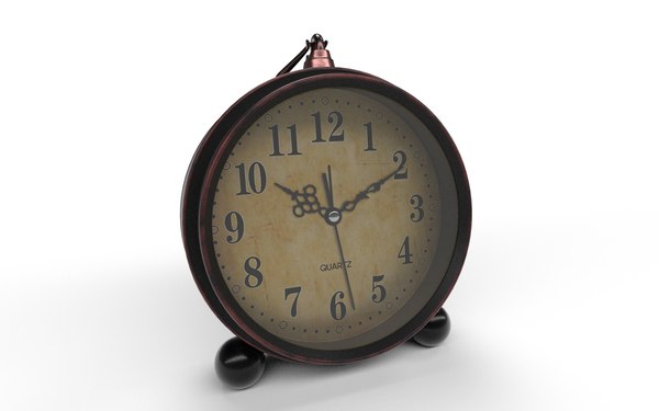 modelo 3d Vintage Clock - TurboSquid 2078807