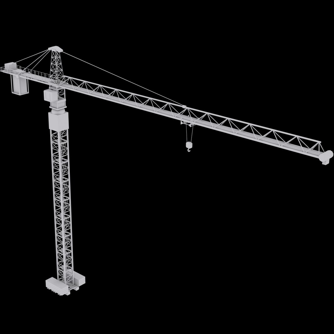 Tower Crane 3D Model | 1145233 | TurboSquid