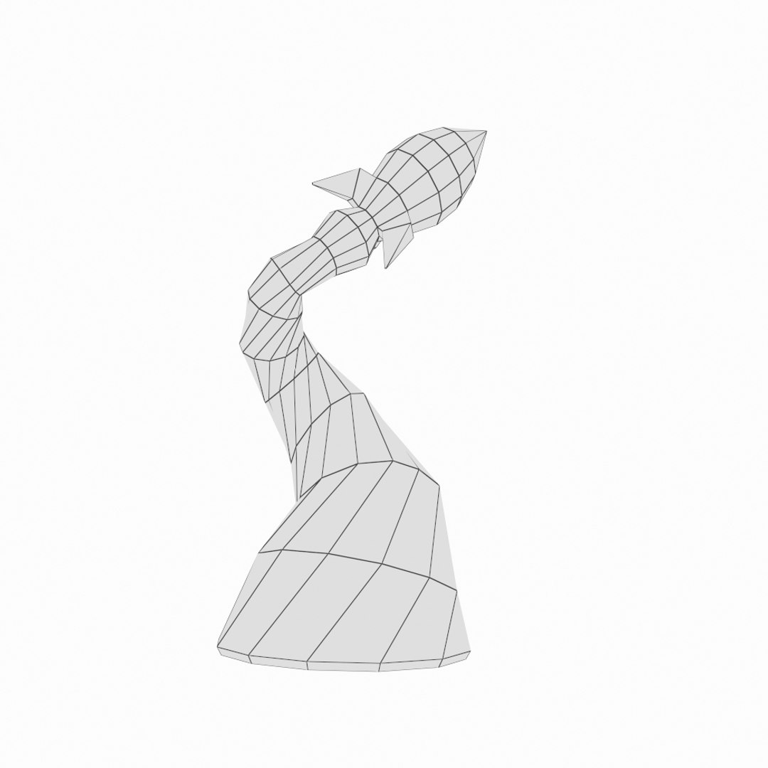 Paper Rocket 3D Model - TurboSquid 1364839