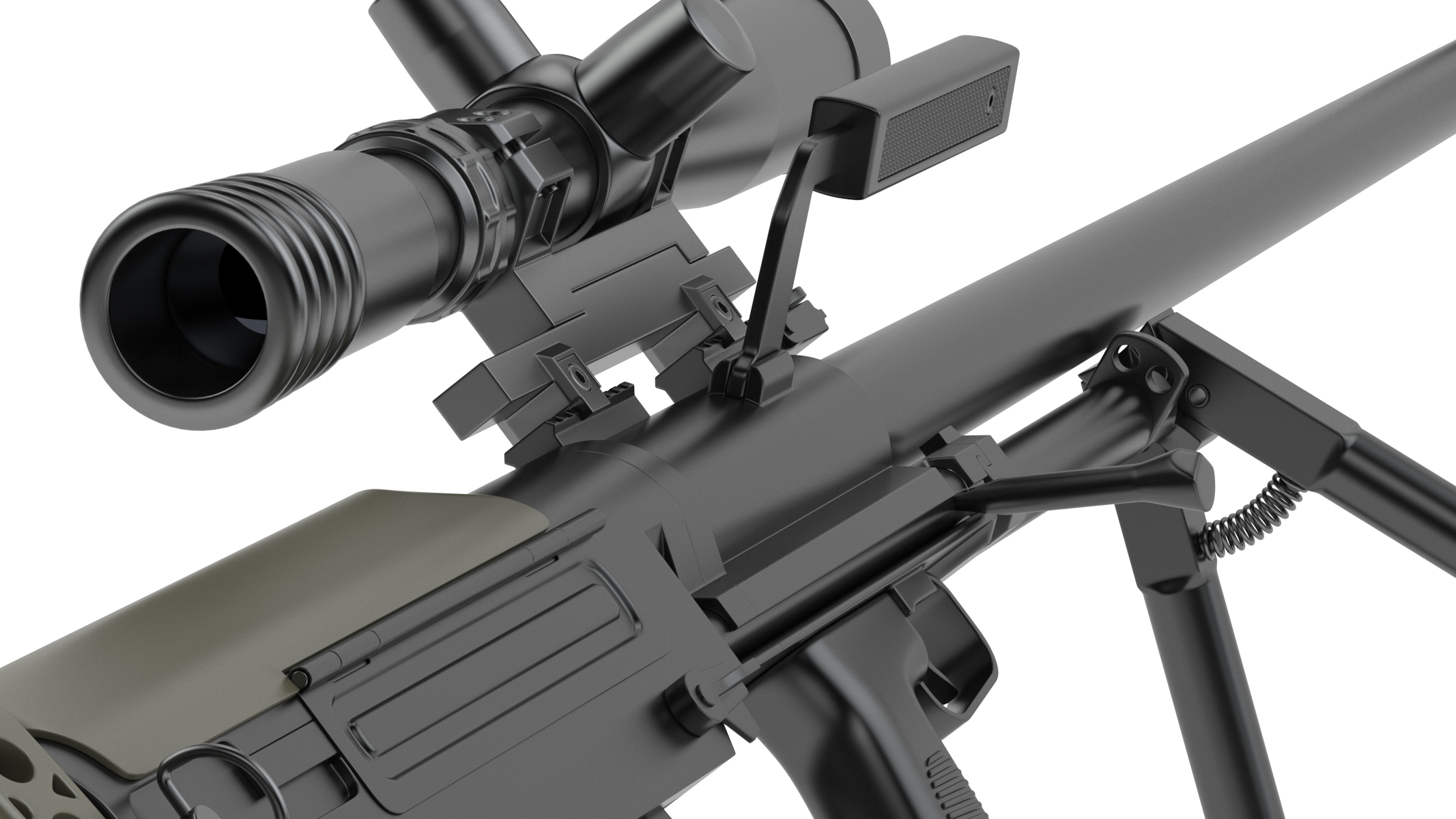 KSVK 12狙击步枪3D模型 - TurboSquid 1775467