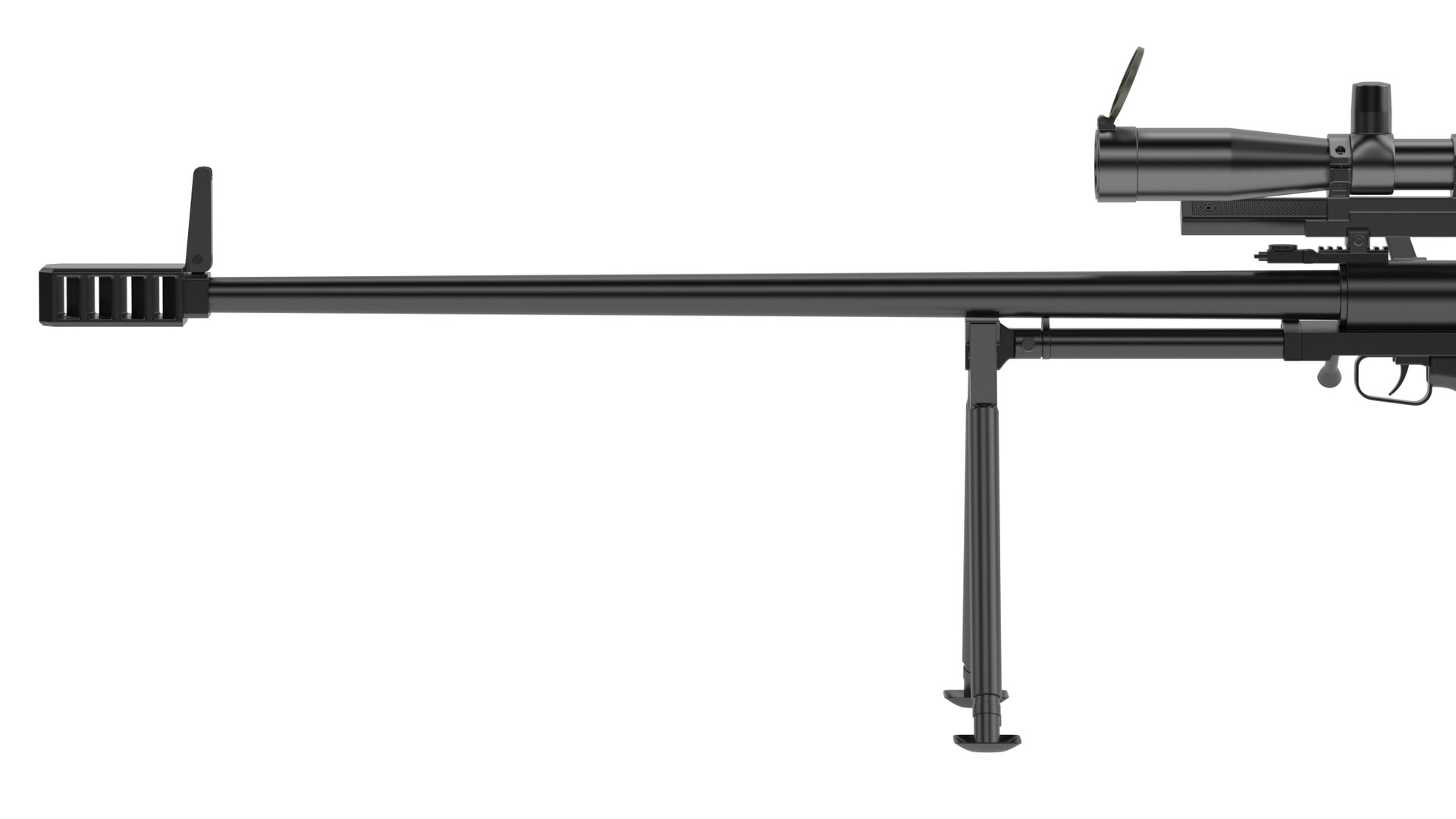 KSVK 12 Sniper Rifle 3D Model - TurboSquid 1775467