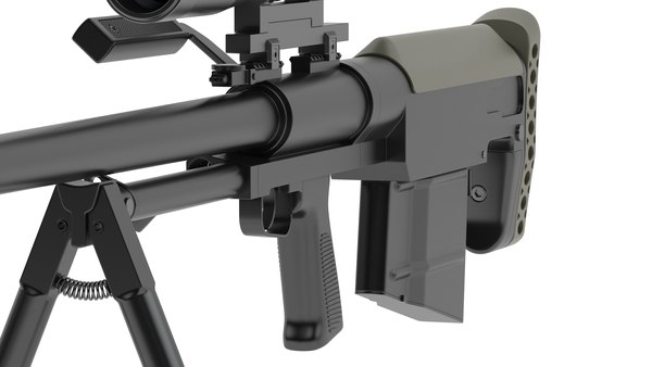 KSVK 12 Sniper Rifle 3D model - TurboSquid 1775467