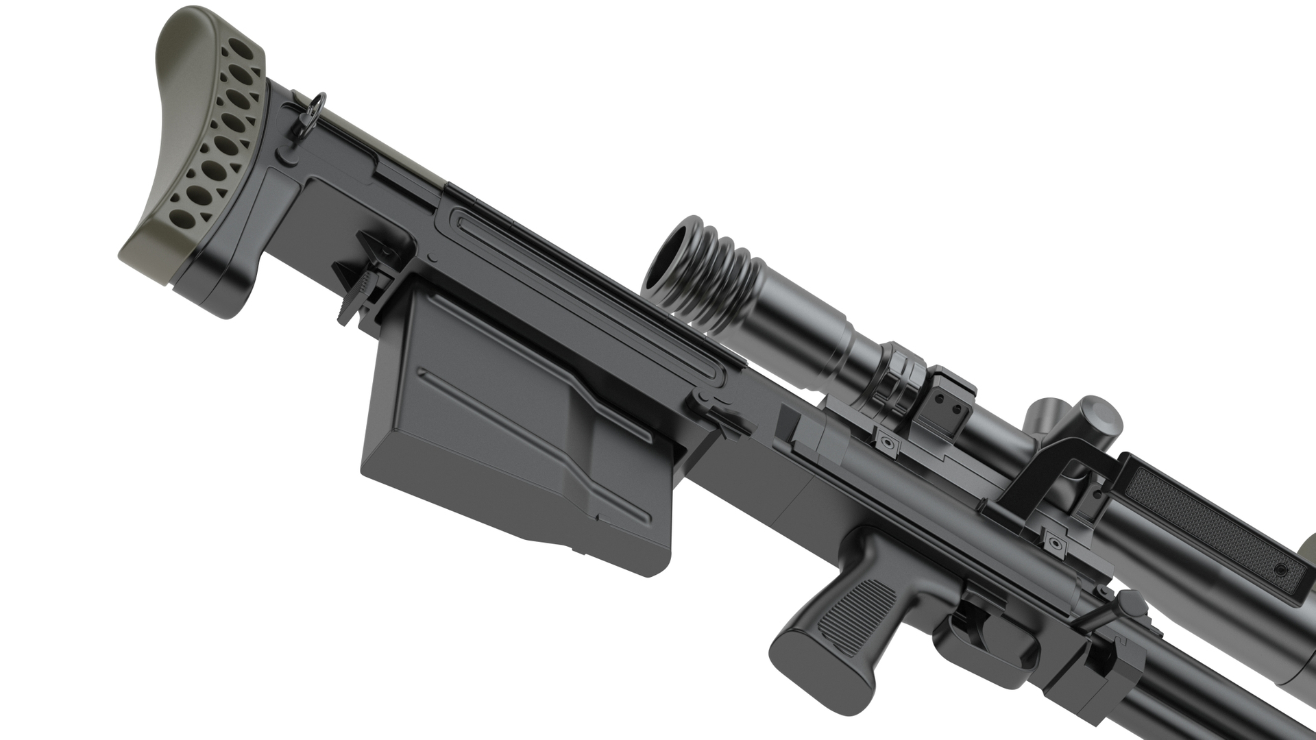 KSVK 12 Sniper Rifle 3D model - TurboSquid 1775467