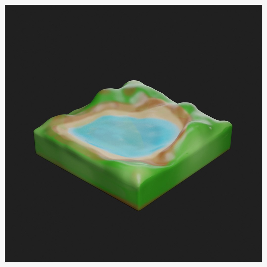3D LAKE Model - TurboSquid 2032953