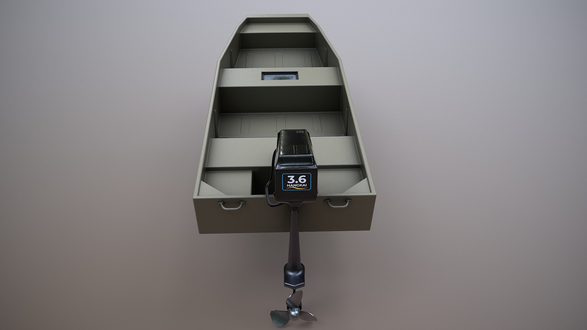 Fishing Boat Tracker Topper 15 Jon Boat Model - TurboSquid 2069277