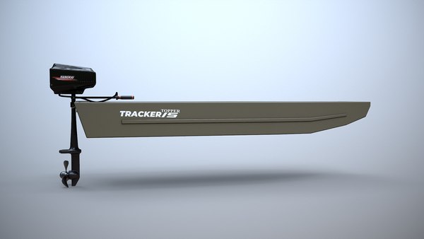 modelo 3d Barco de pesca Tracker Topper 15 Jon Boat - TurboSquid 2069277