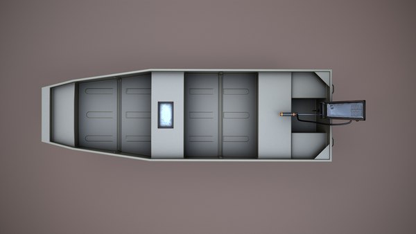 modelo 3d Barco de pesca Tracker Topper 15 Jon Boat - TurboSquid 2069277