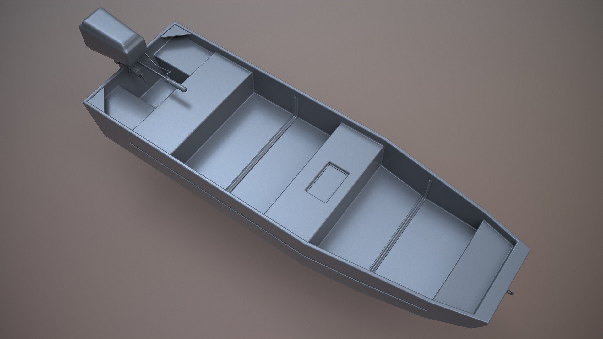 Fishing Boat Tracker Topper 15 Jon Boat Model - TurboSquid 2069277