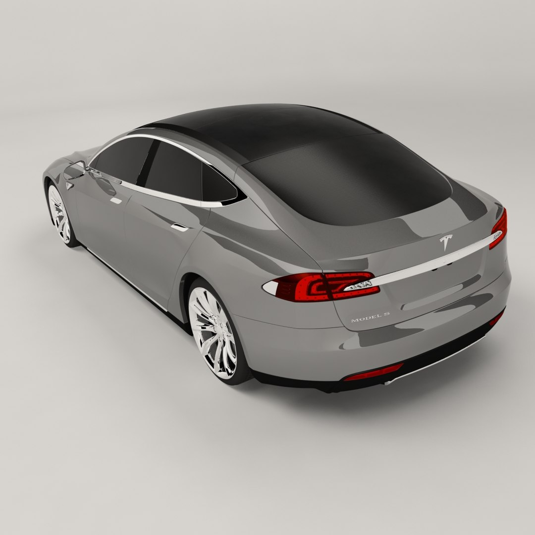 Tesla S 3D Model - TurboSquid 1327552