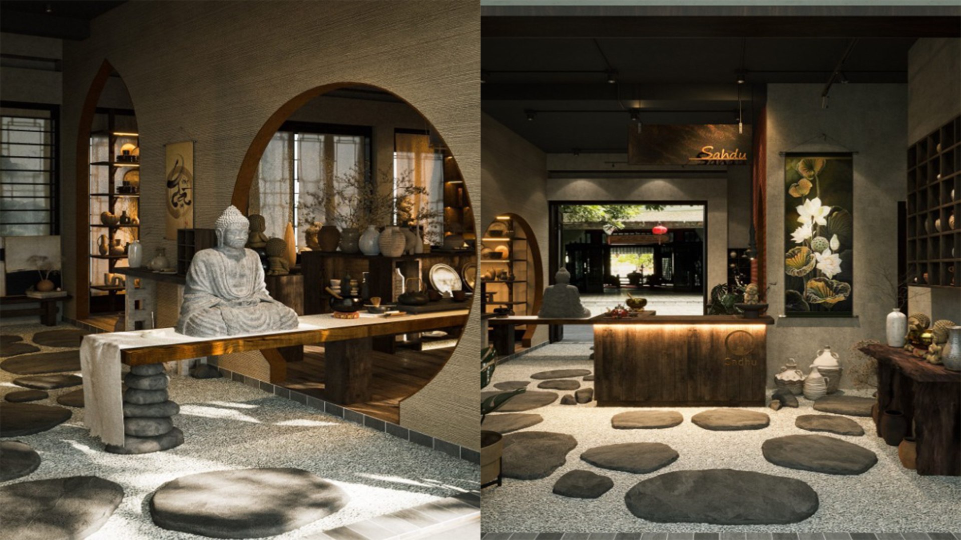 3D Ceramics Showroom Of Sneech 01 - MAX FXB OBJ SKP Simlab Collada ...