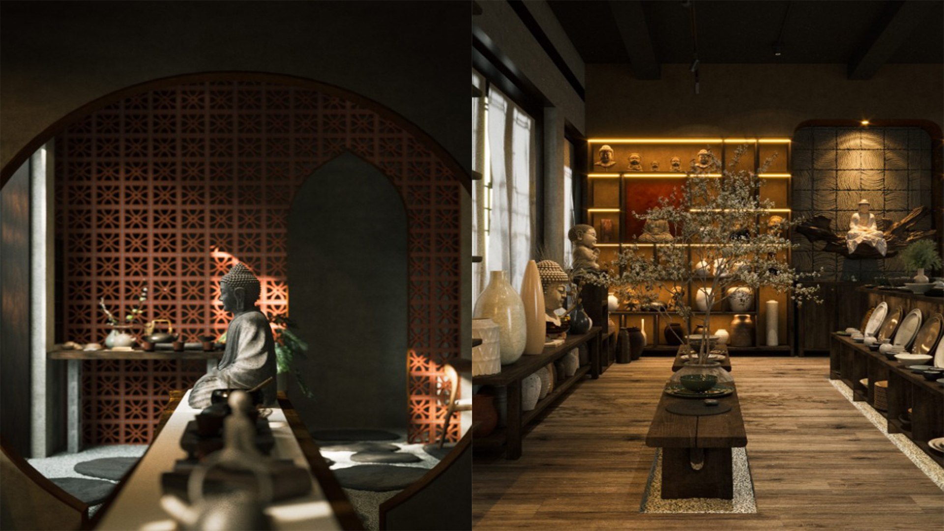 3D Ceramics Showroom Of Sneech 01 - MAX FXB OBJ SKP Simlab Collada ...