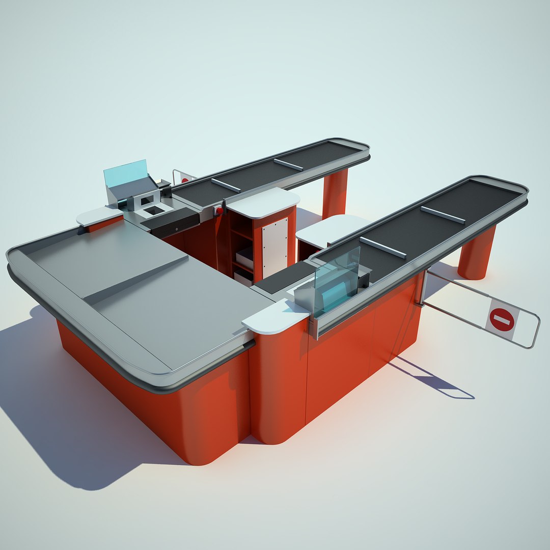 3d counter cash shop