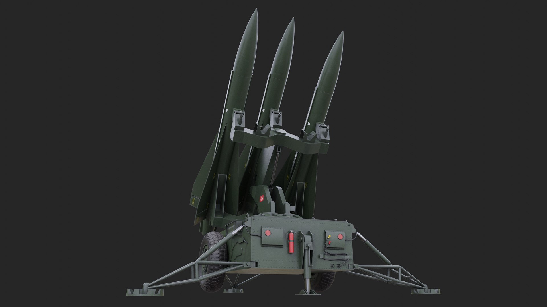 Mim 23 HAWK - Air Defense Missile 3D Model - TurboSquid 1860827