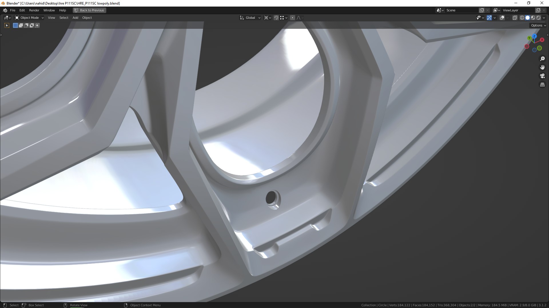 HRE P111 SC 3D Model - TurboSquid 1973093