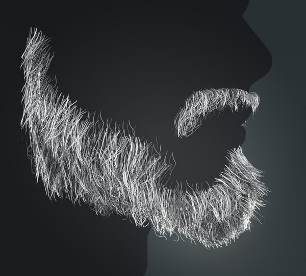 3D Beard RealTime 10 Version 1 - TurboSquid 1892357