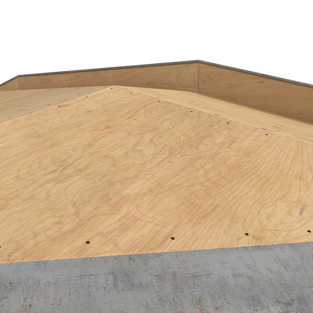 skate ramp fun box 3d max