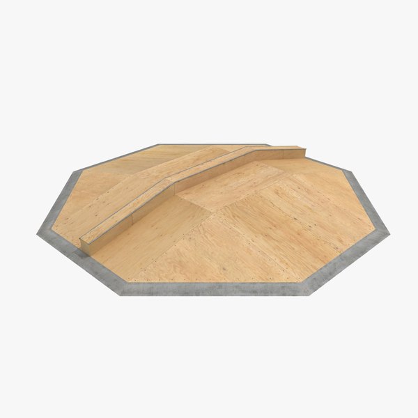 3d skate ramp fun box