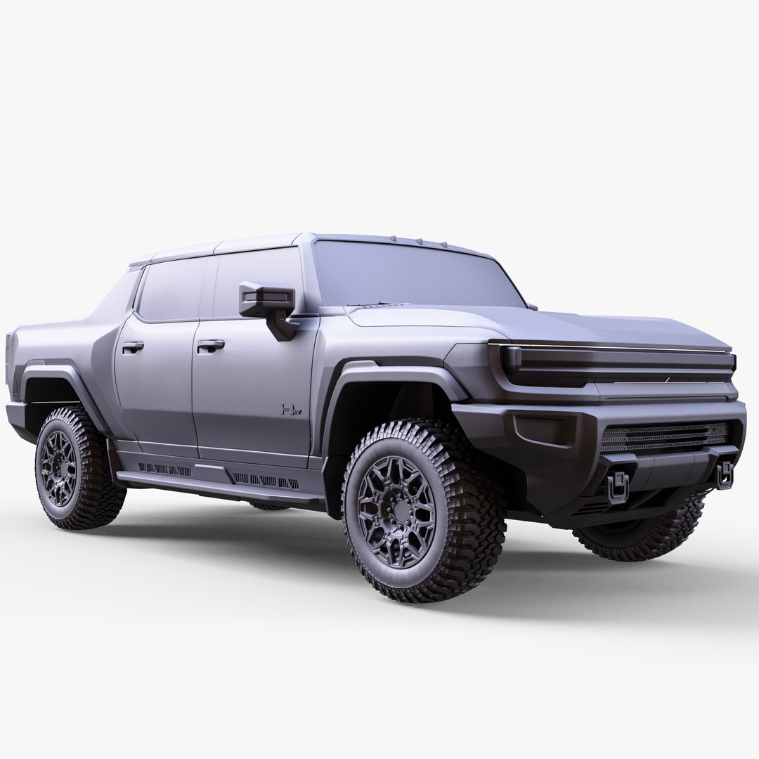modelo 3d Camioneta GMC Hummer ev 2022 - TurboSquid 2189025