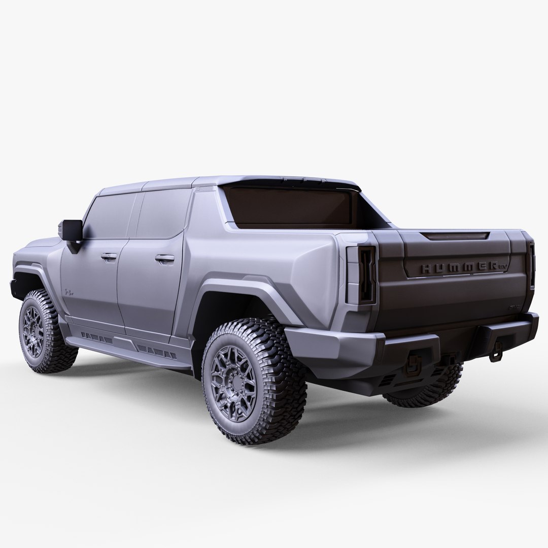 3D GMC Hummer Ev Pickup 2022 - TurboSquid 2189025