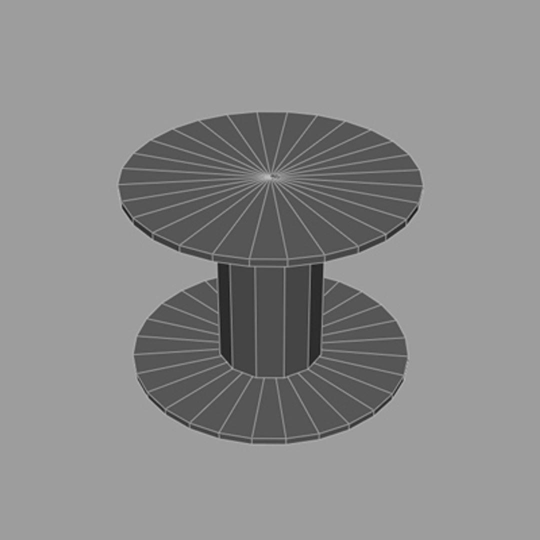 3d Model Cable Spool