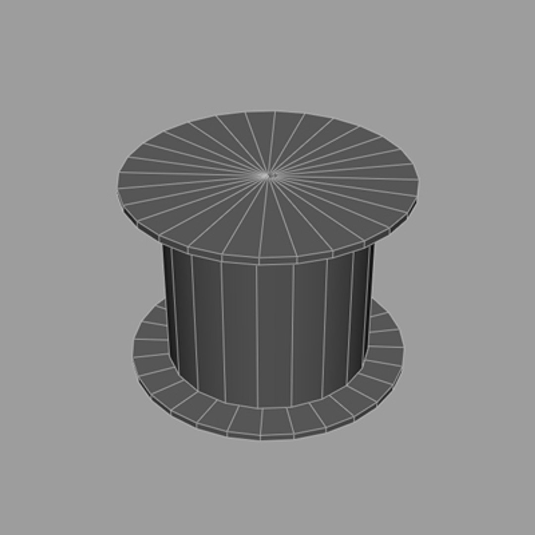 3d Model Cable Spool