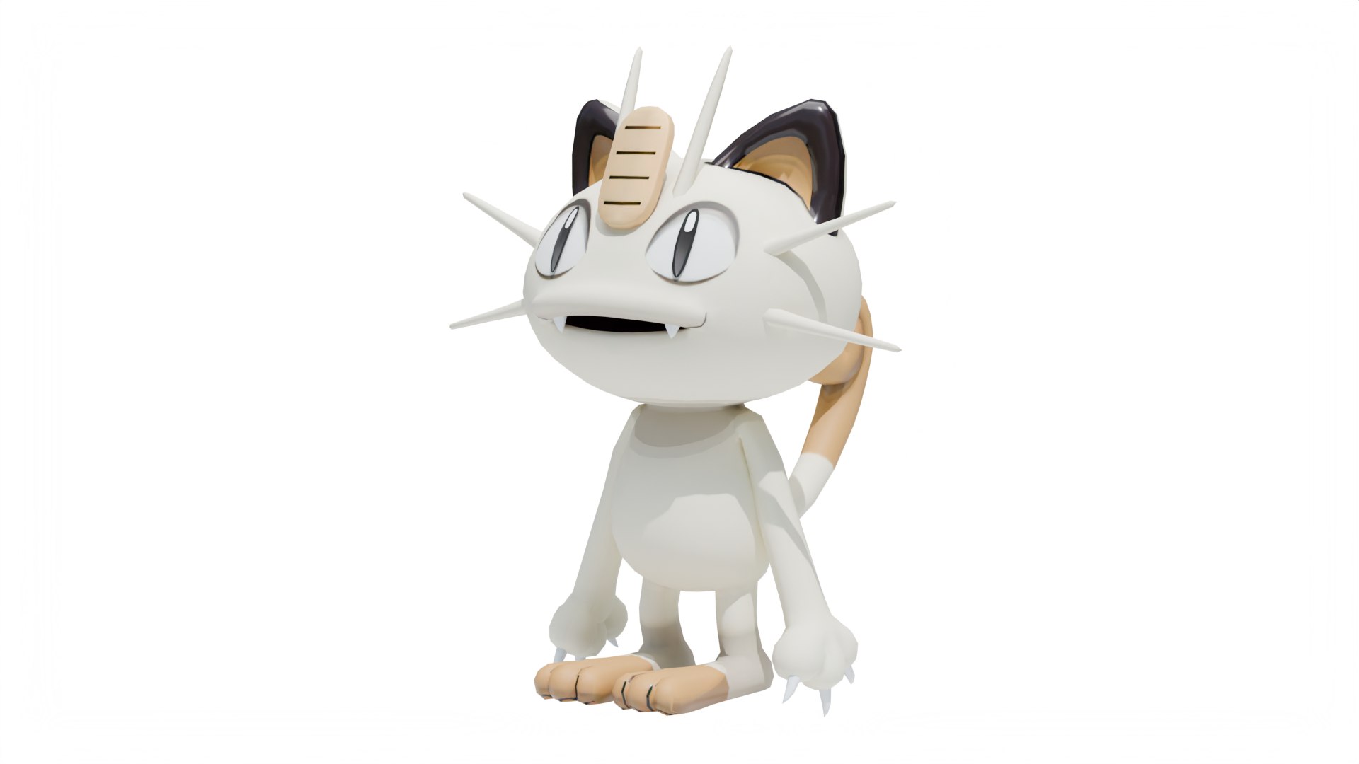 3D Meowth - Pokemon Model - TurboSquid 2490770