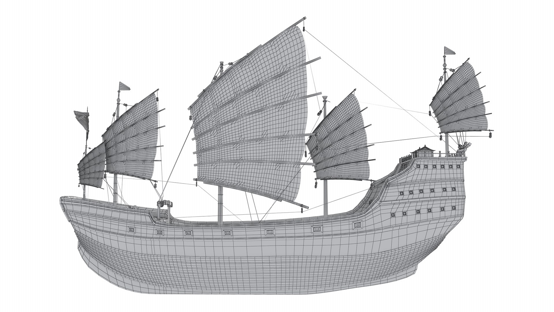 Ancient Sailing Ship 3D Model - TurboSquid 1963360