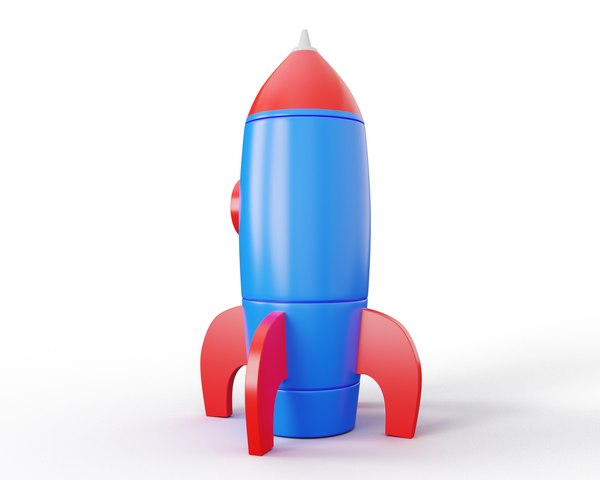 3D model cartoon rocket - TurboSquid 1713972