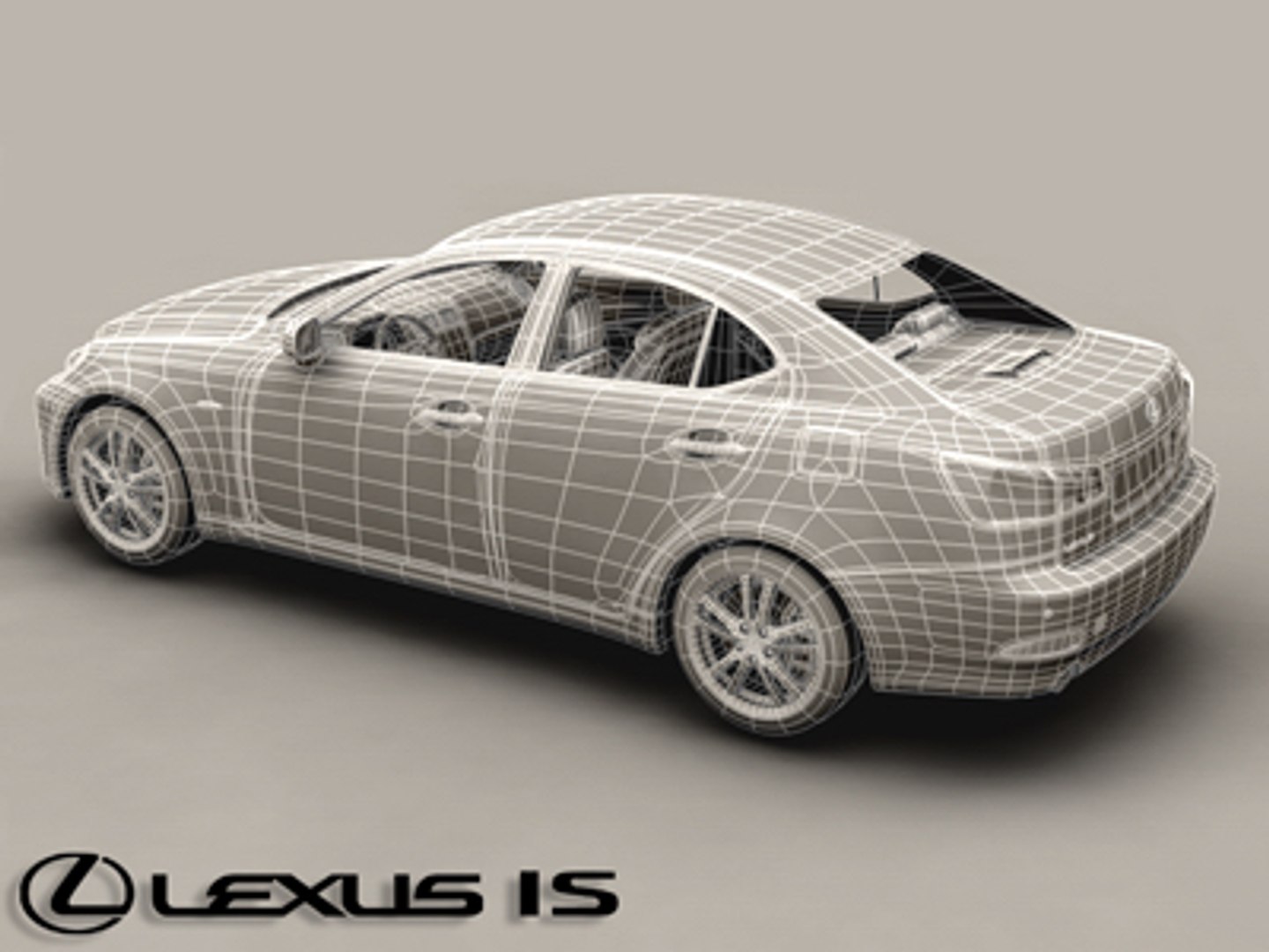 3ds max lexus interior car