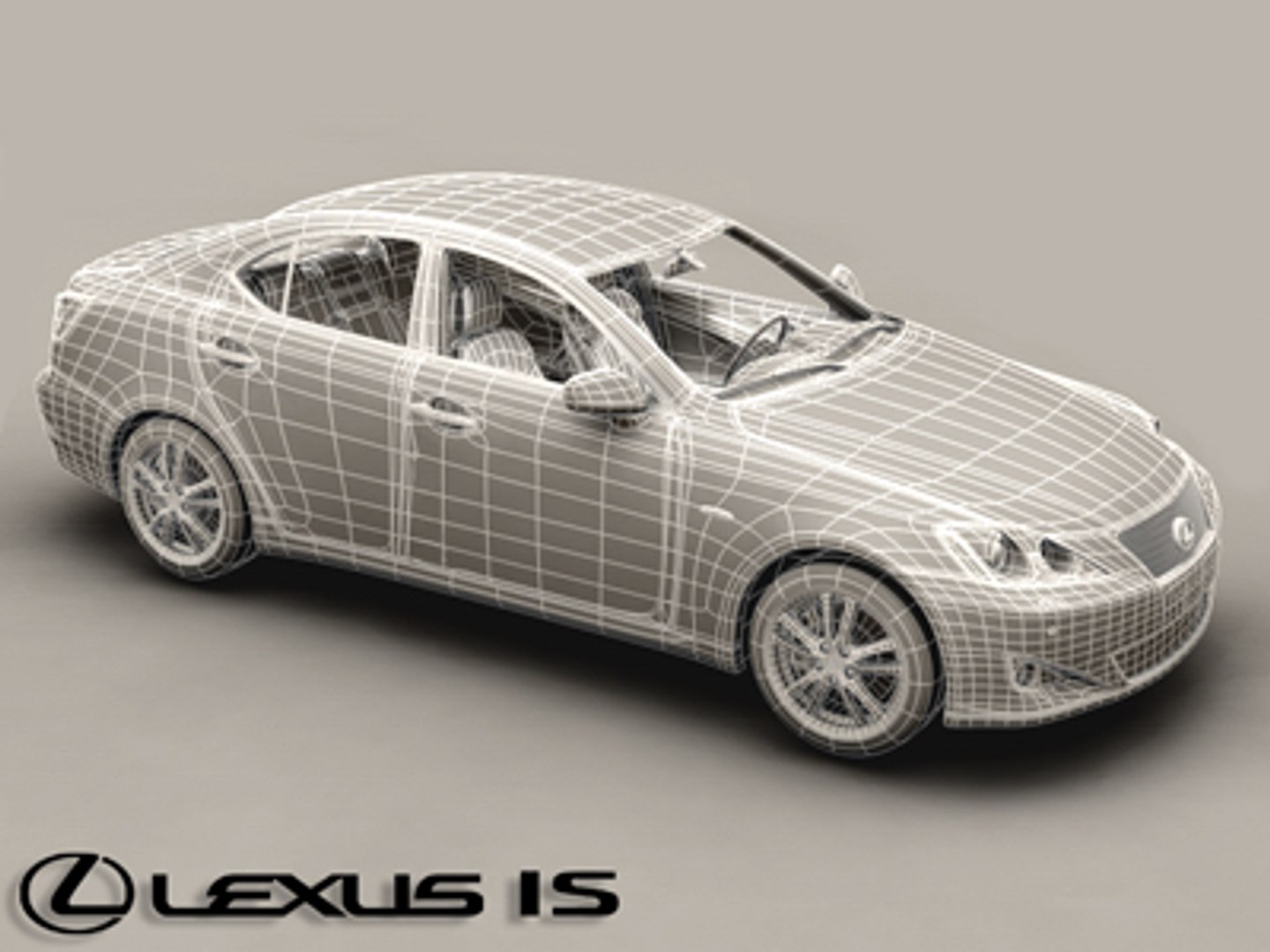 3ds max lexus interior car