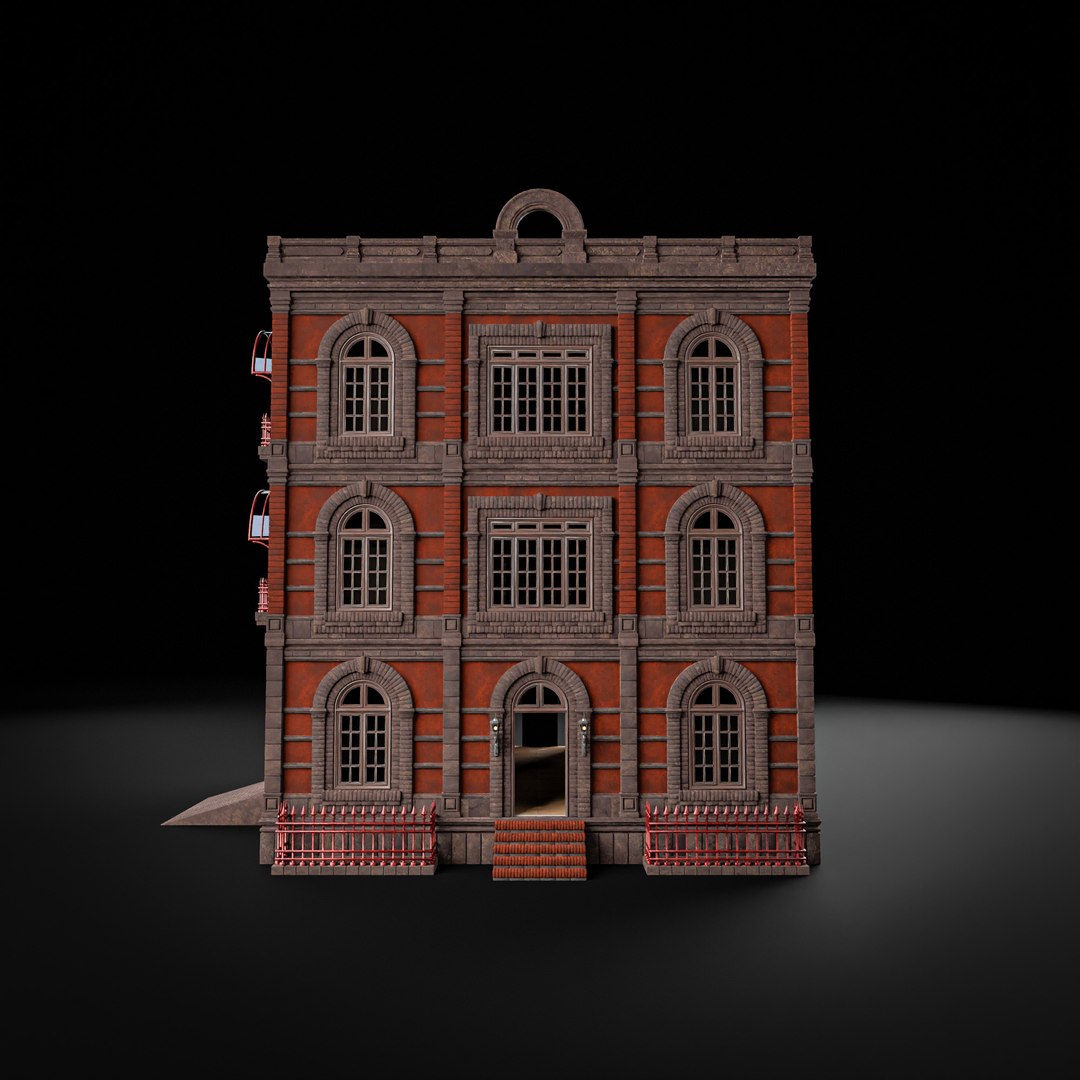 3D MODULAR BUILDING WITH INTERIOR KITBASH 02 Model - TurboSquid 2264950