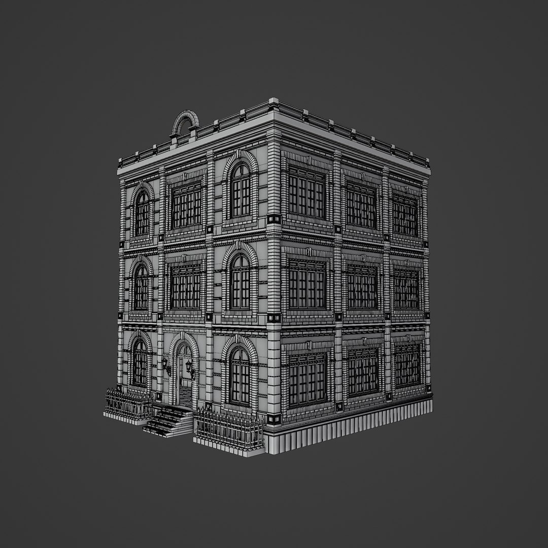 3D MODULAR BUILDING WITH INTERIOR KITBASH 02 Model - TurboSquid 2264950