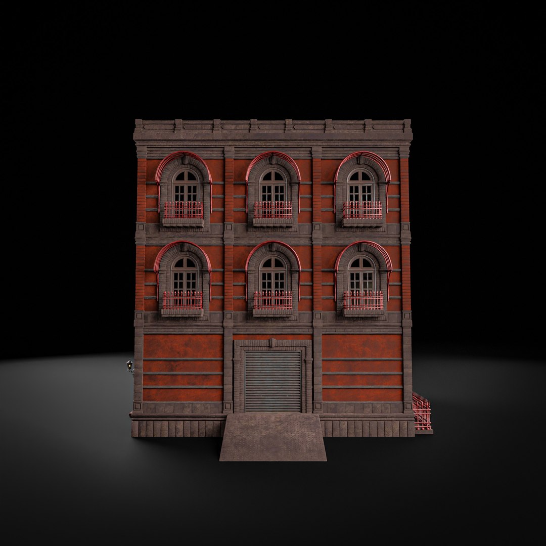 3D MODULAR BUILDING WITH INTERIOR KITBASH 02 Model - TurboSquid 2264950