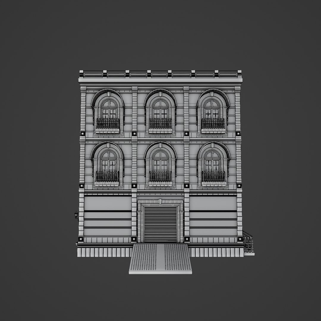 3D MODULAR BUILDING WITH INTERIOR KITBASH 02 Model - TurboSquid 2264950